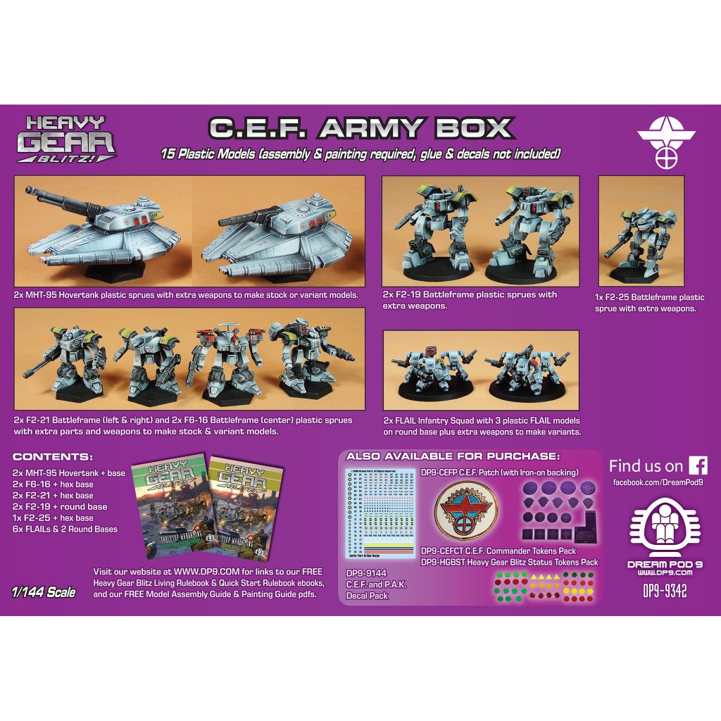 CEF Army Box – Earth Forces Heavy Gear Blitz! | Shiny Games
